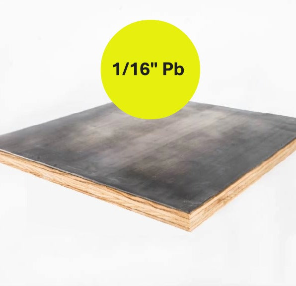Lead Lined Plywood - 1/16" Lead, 4# – Lead Shielding