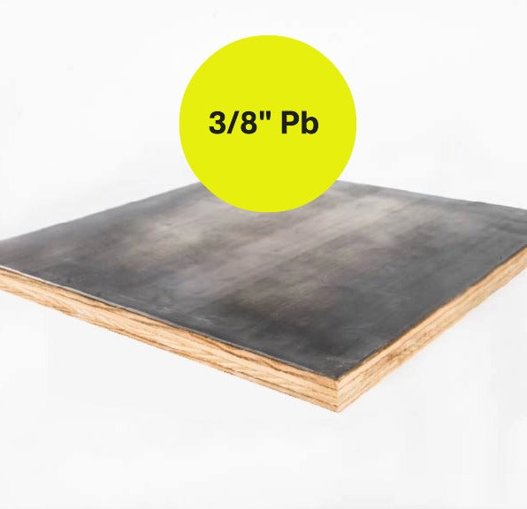 Lead Lined Plywood - 3/8" Lead, 24# – Lead Shielding
